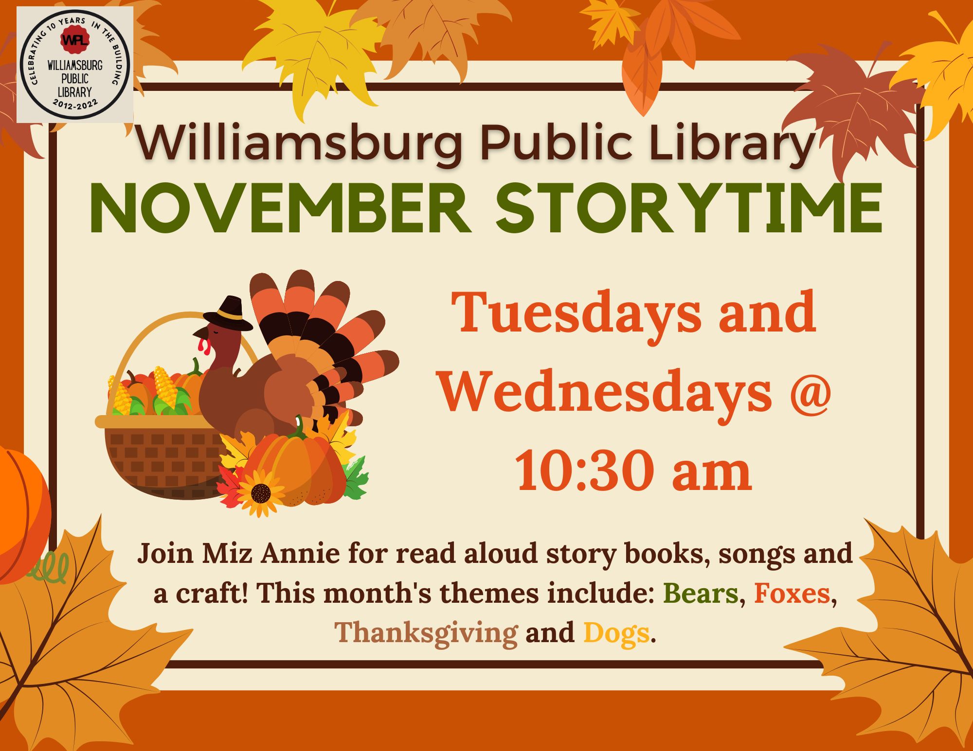 Home :: Williamsburg Public Library