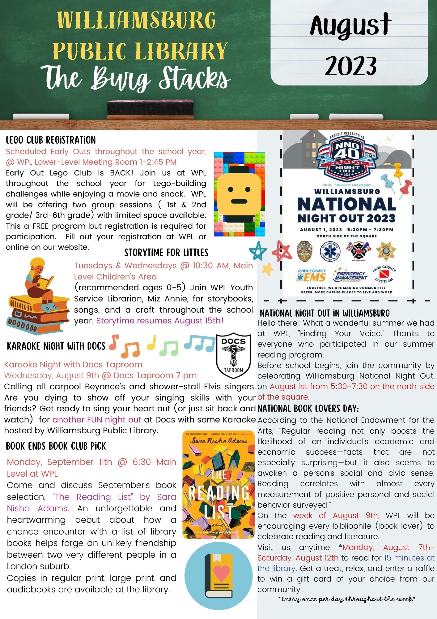 Home :: Williamsburg Public Library